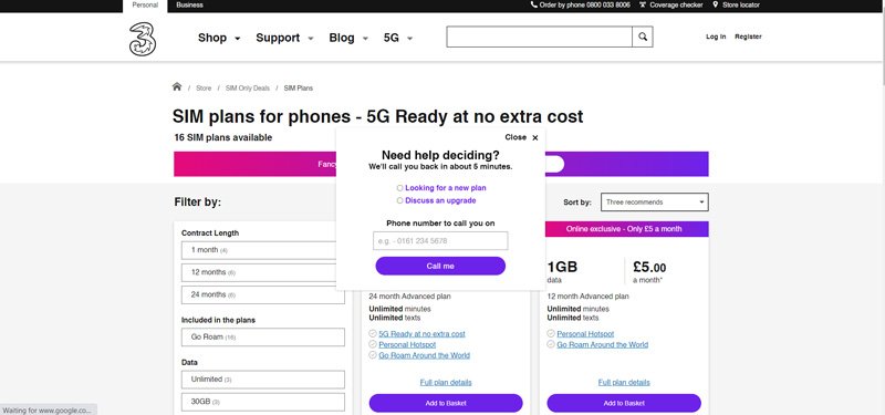 Three Sim Activation Process & Packages 2023 | Blogshour
